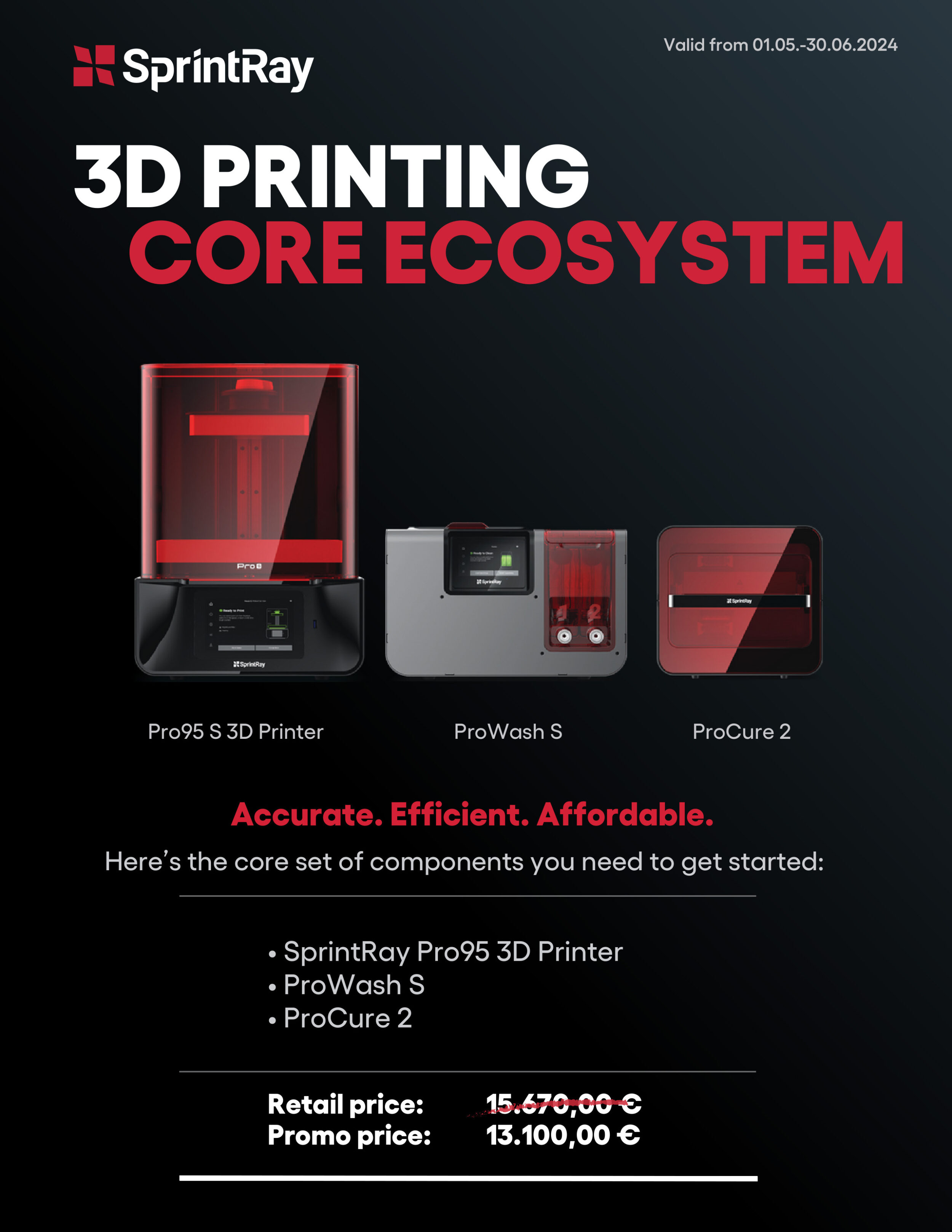 Codema - SprintRay, de snelste workflow voor dentaal 3D printen